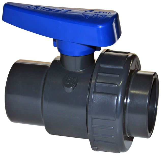 Pvc kogelkraan TP 32 mm 1xw