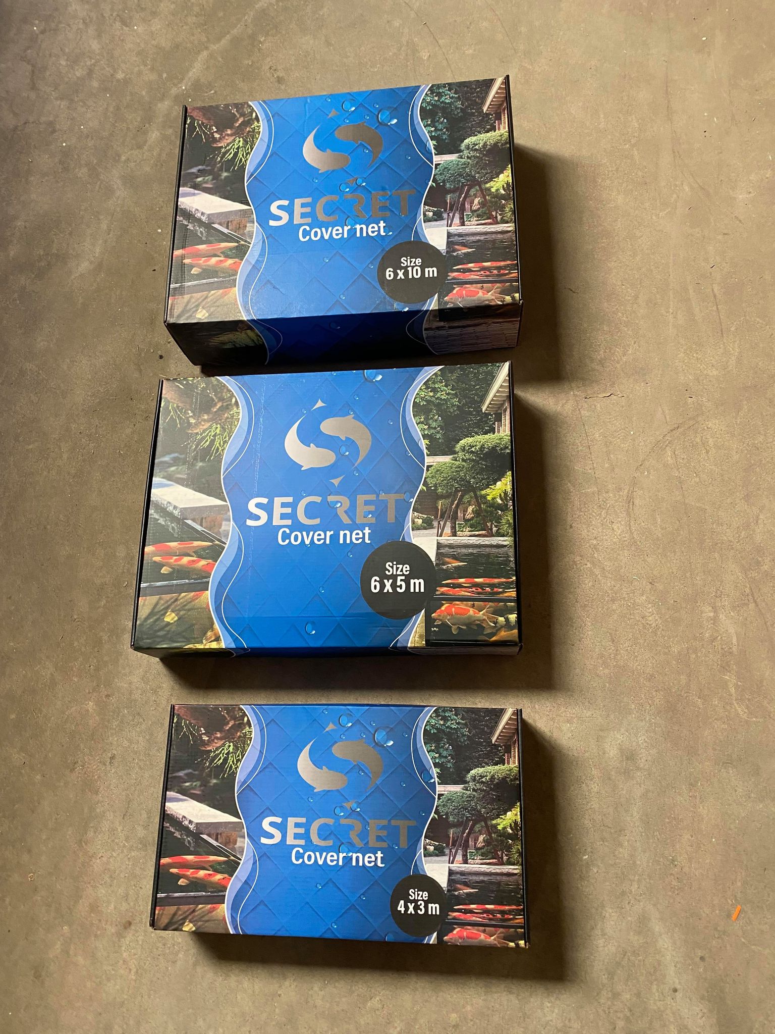 Secret cover net 6x10 meter - AquaFactory